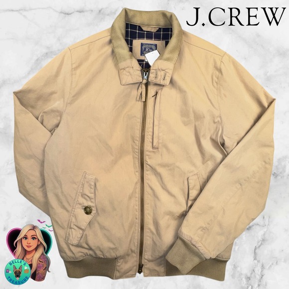 J. Crew | Jackets & Coats | J Crew Mens Small Harrington Bomber Jacket ...